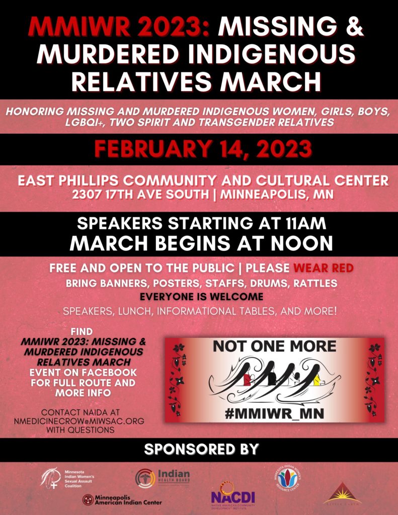 MMIWR 2023: Missing & Murdered Indigenous Relatives March – American ...