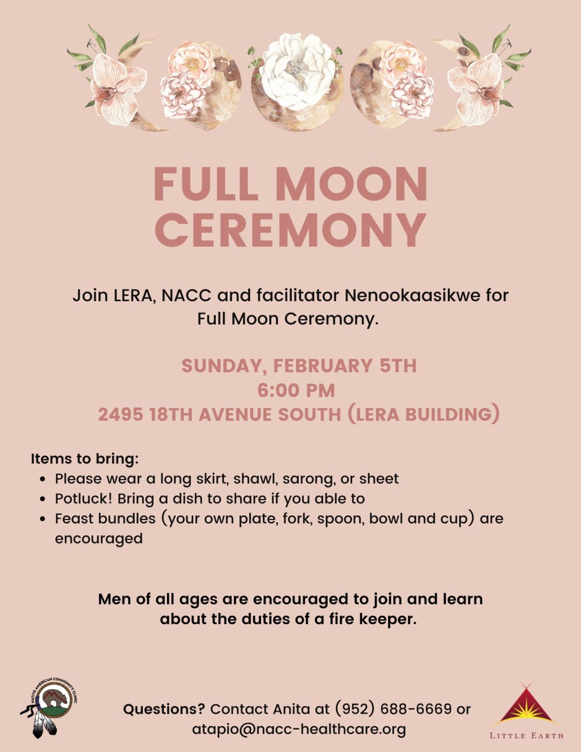 Little Earth & NACC – Full Moon Ceremony – American Indian Family Center