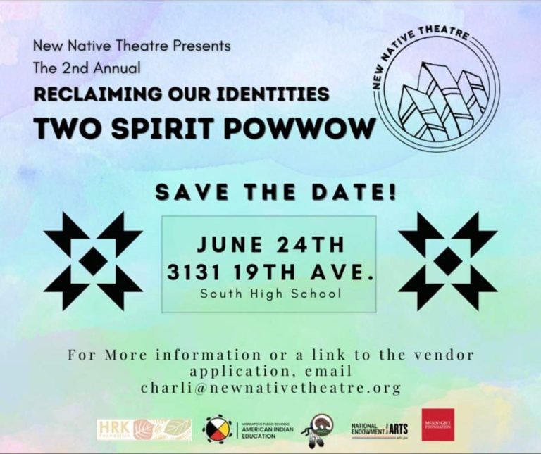 New Native Theatre – Two Spirit Powwow – American Indian Family Center
