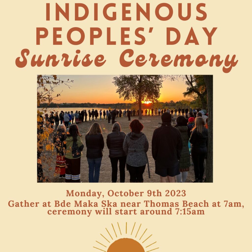 Indigenous Peoples’ Day Sunrise Ceremony – American Indian Family Center