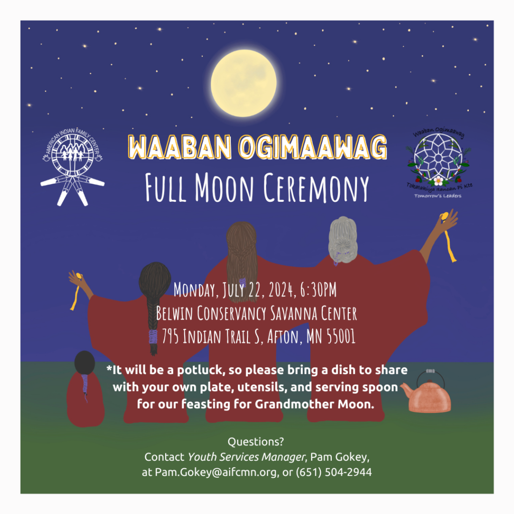 AIFC: Waaban Ogimaawag (Tomorrow’s Leaders) – Full Moon Ceremony ...