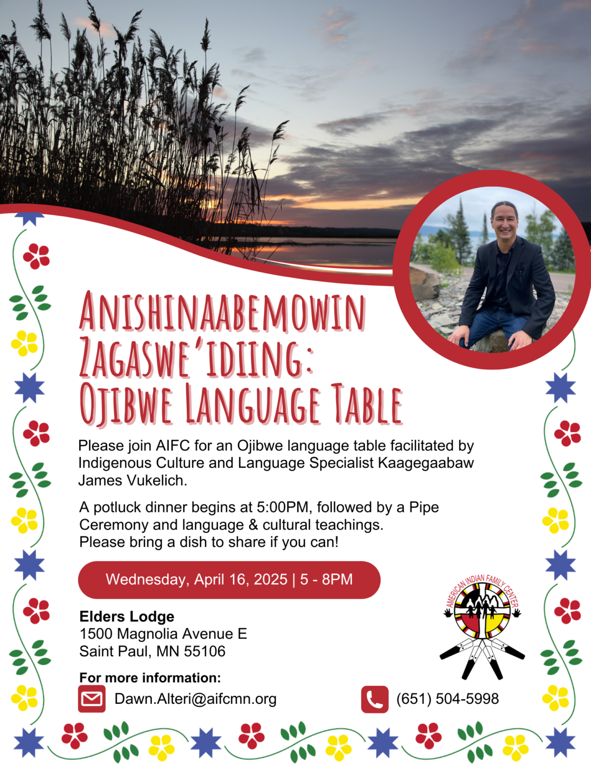AIFC: Anishinaabemowin Zagaswe’idiing – Ojibwe Language Table with ...